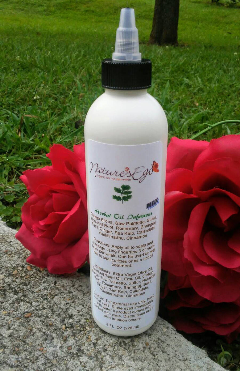 Herbal Oil Infusions MAX (emu oil, ginkgo biloba, sulfur, saw palmetto ...
